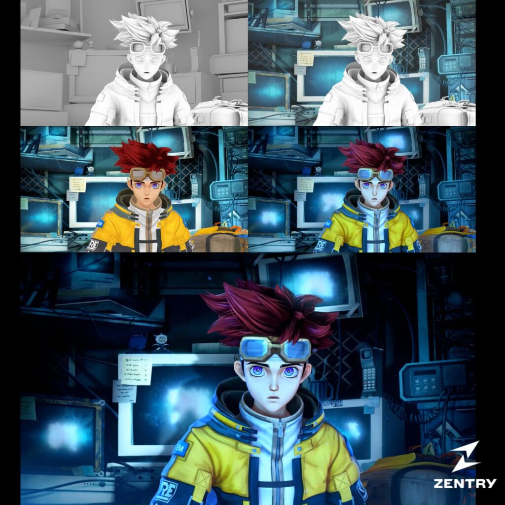 “Zentry” Key Visual Design – IGLOO STUDIO